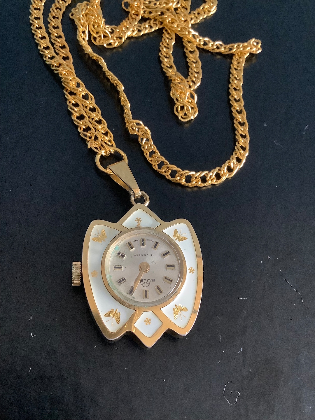 Buler Pendant Watch on Chain - Etsy