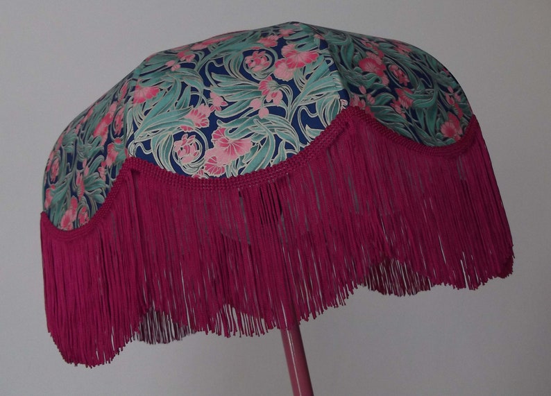 Fringe Japanese Paper Lampshade "vilma". - Etsy