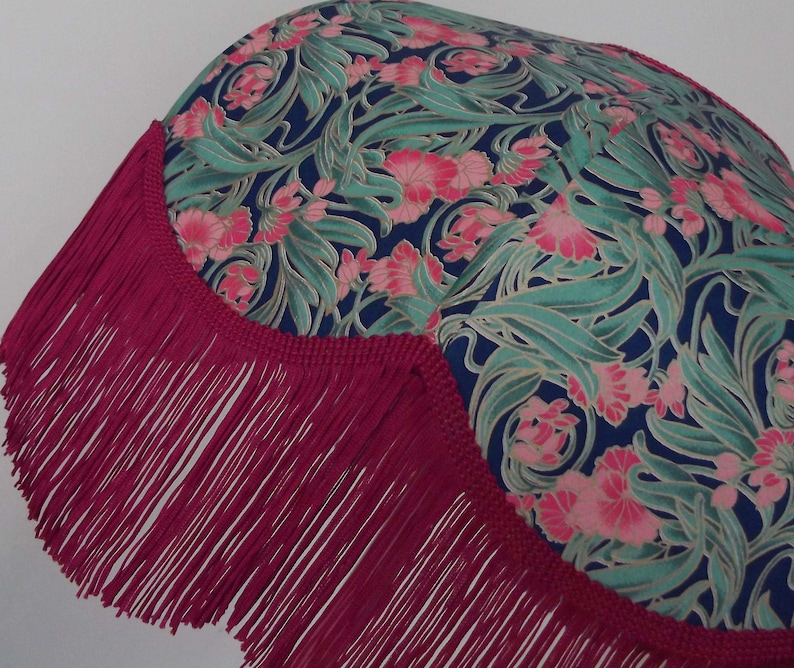 Fringe Japanese Paper Lampshade "vilma". - Etsy