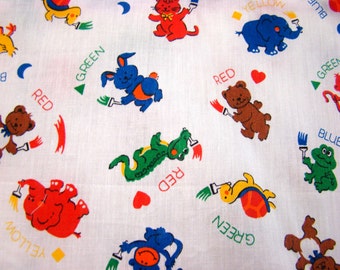 Primary color fabric | Etsy