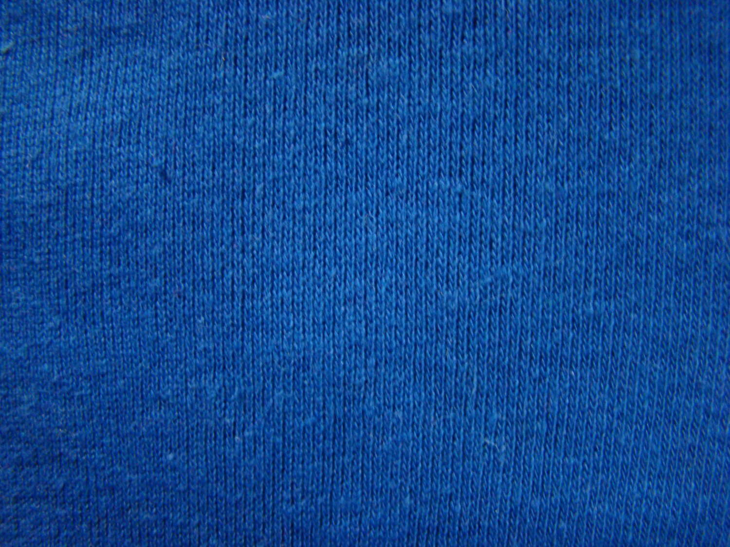 Vintage Royal Blue Ribbed Knit Fabric by the 1/2 yard 18