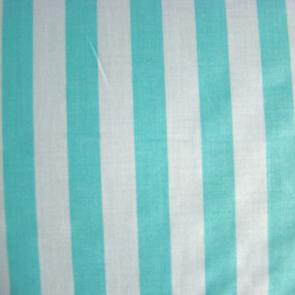 Aqua Striped Fabric - Etsy