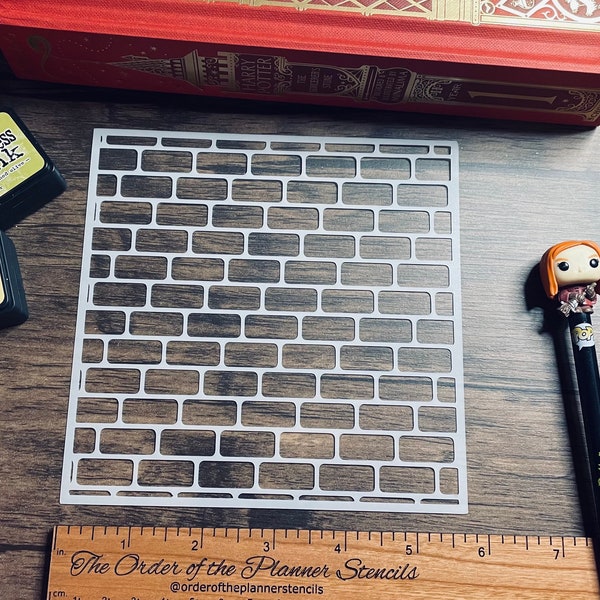 Large Brick Stencil - Etsy