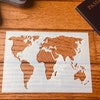 Planisphere Stencil. Planisphere. Stencil of the World (ref 410) - Etsy