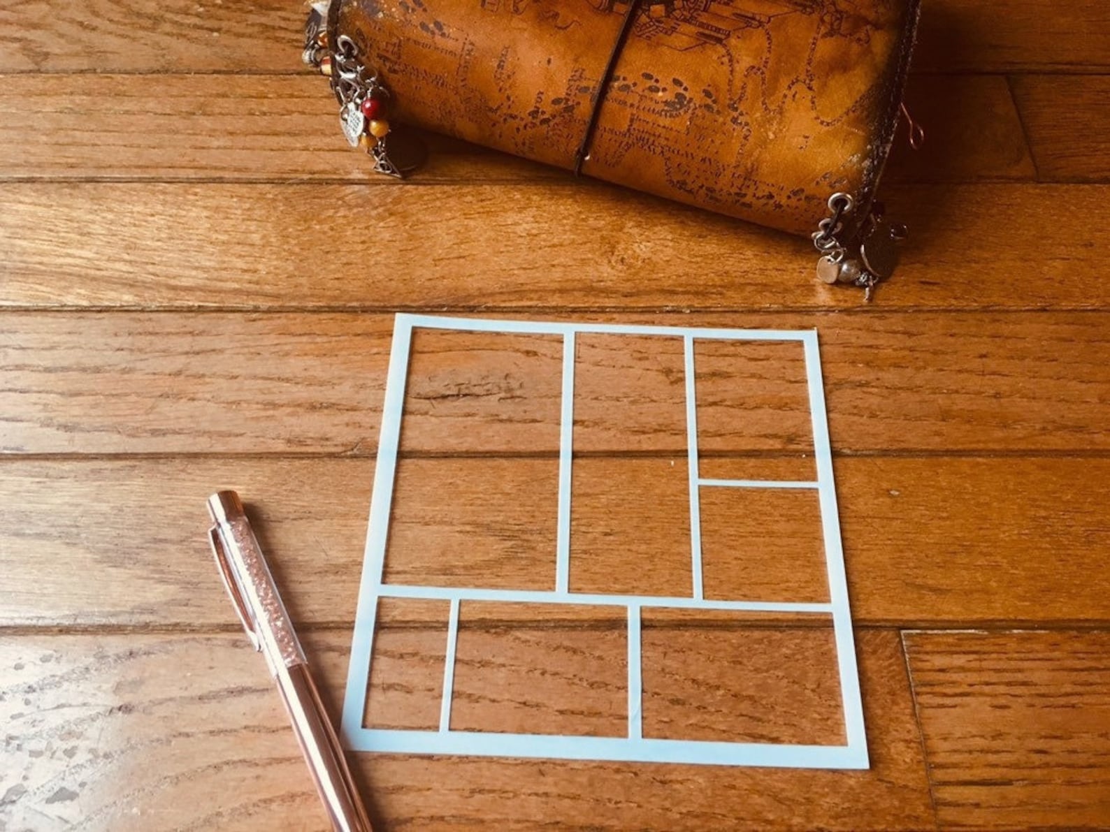 Rectangles Stencil-journaling Basics-planner Stencil Cookie - Etsy