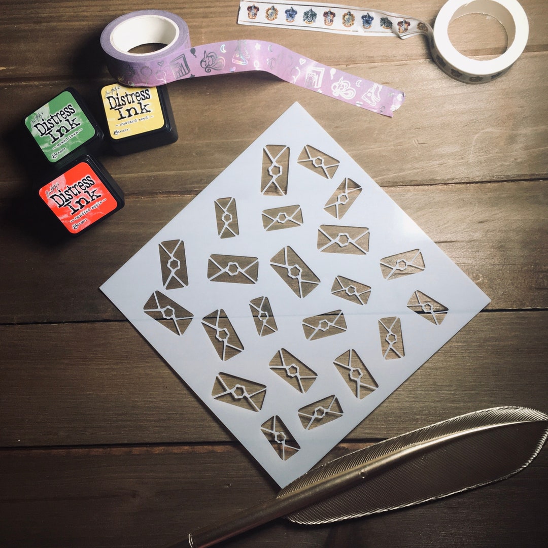 Magical Letters Cover Stencil /inking Cover Planner/bullet Journal/art ...