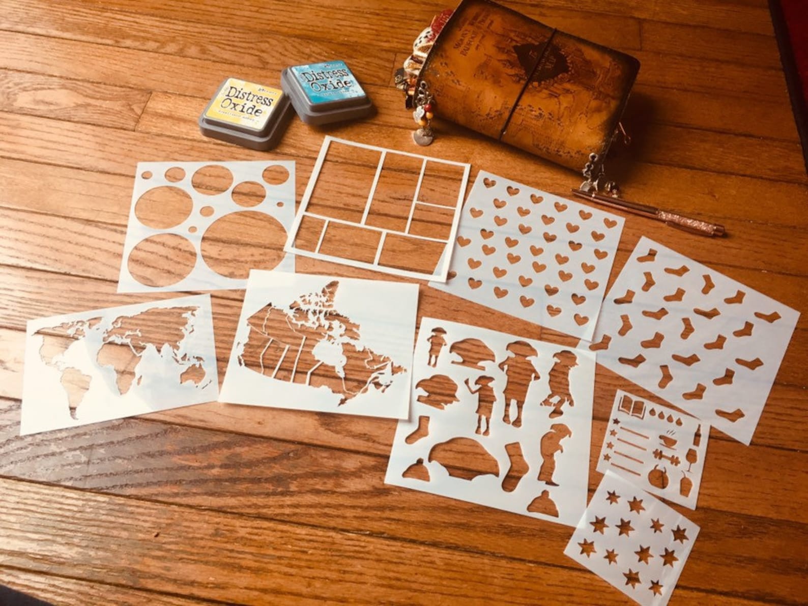 Rectangles Stencil-journaling Basics-planner Stencil Cookie - Etsy