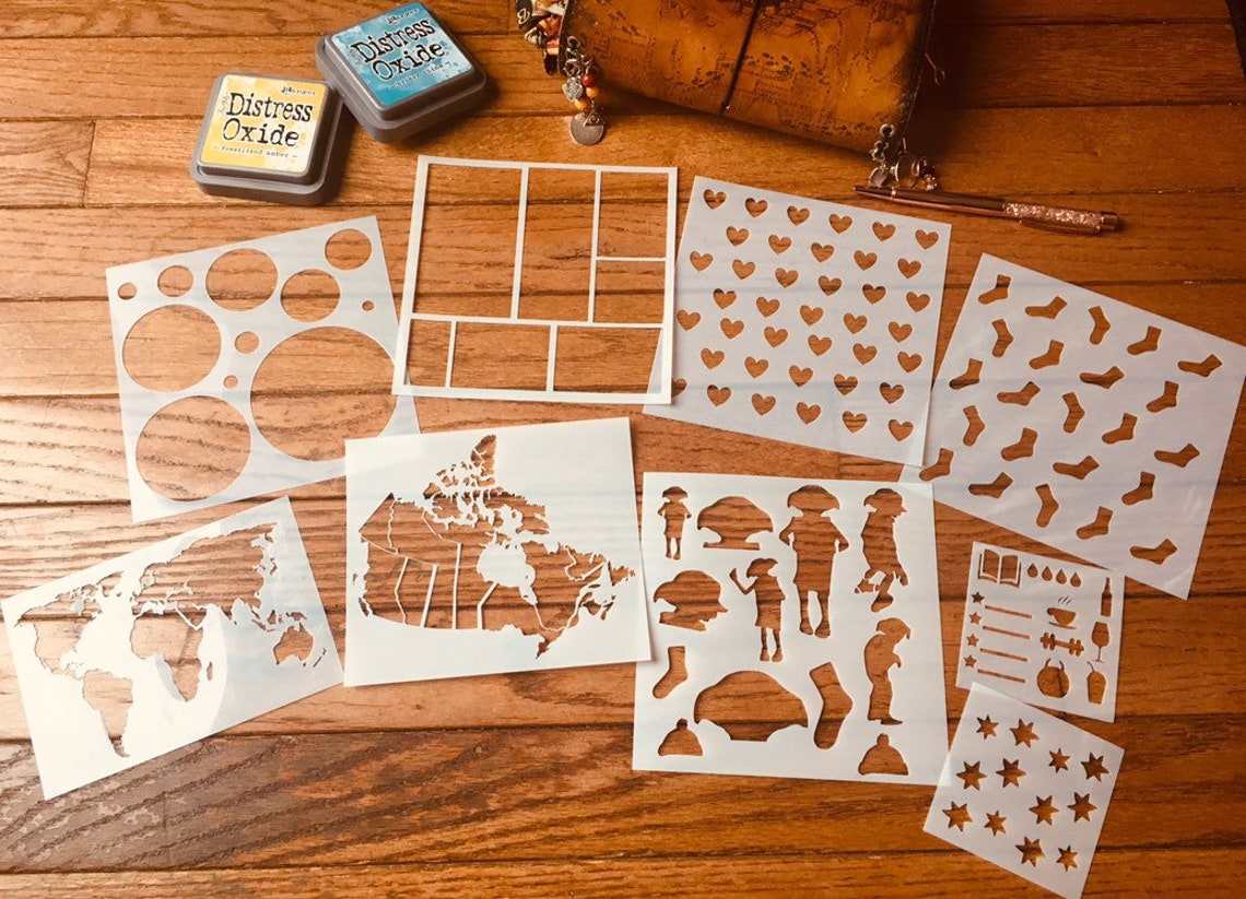 World Map Stencil-map Stencil Planner Stencil Travel | Etsy
