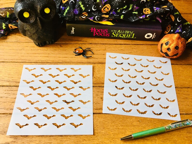 Bats 2 Planner/bullet Journal/art Journal/inking Stencil - Etsy