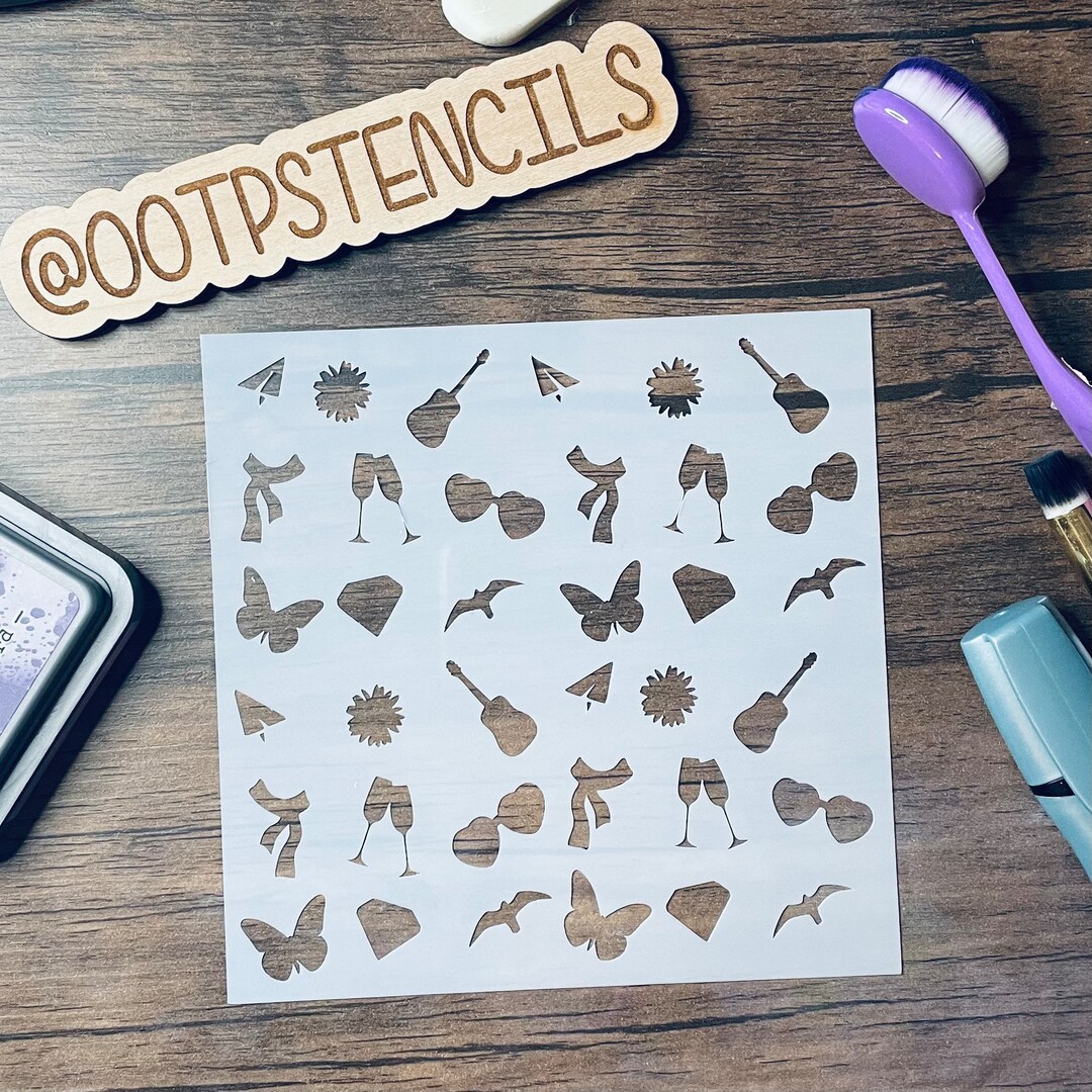 Era Icons Stencil Planner/bullet Journal/art Journal/inking - Etsy
