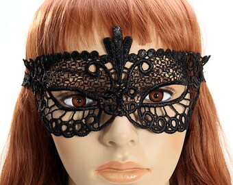 White lace mask | Etsy