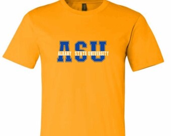 Albany State University Alumni T Shirt ASU Football Golden - Etsy