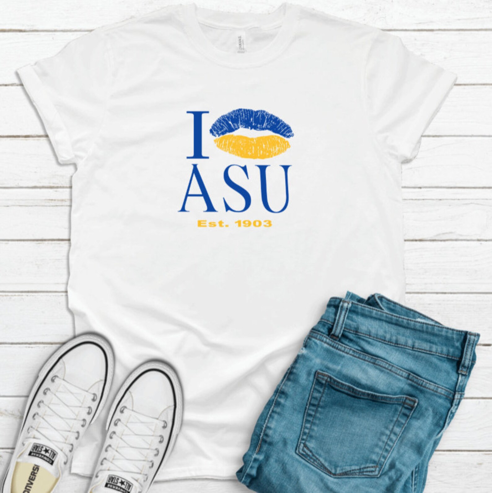 Albany State University, I Love ASU T-shirt, HBCU T-shirts, Unisex T ...