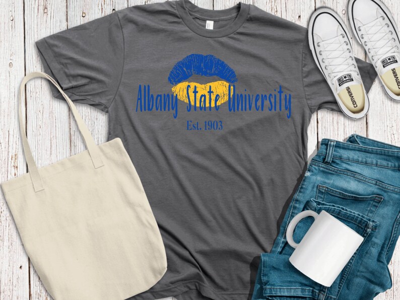 Albany State University T Shirt ASU Football Golden Rams | Etsy
