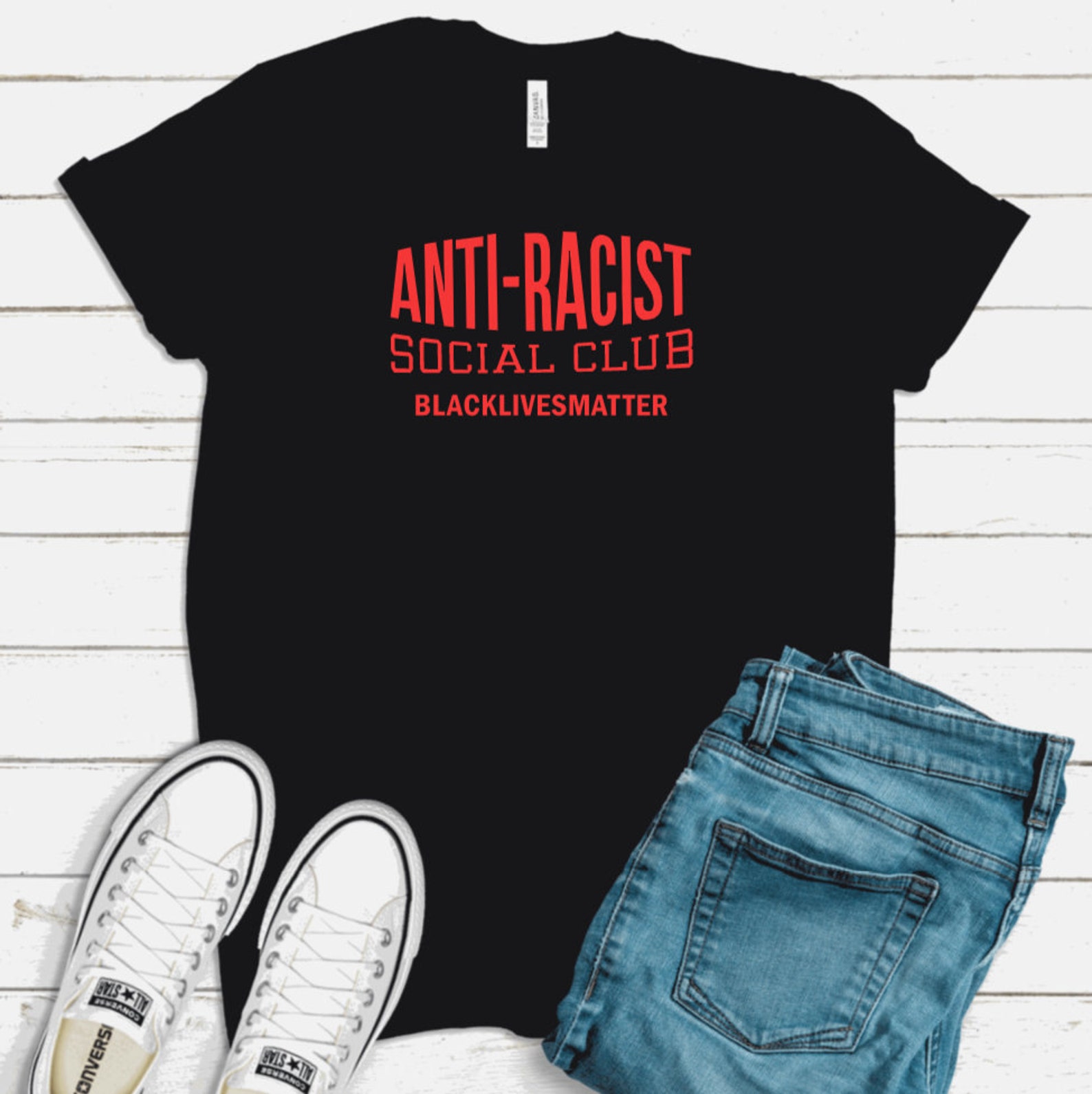 Antiracist Social Club T-shirt Black Lives Matter Justice - Etsy