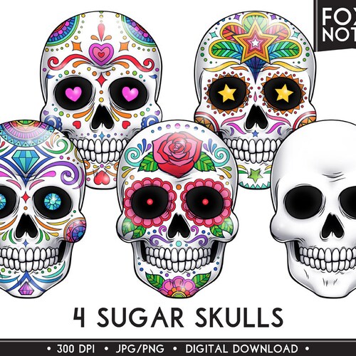 Dia De Los Muertos Day of the Dead Sugar Skulls Mom Mom - Etsy
