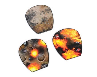 Caltrop Drop Templates - Etsy