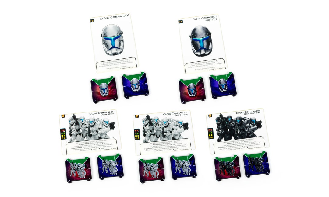 Star Wars X-wing Alt Art Crew & Token Set - Etsy