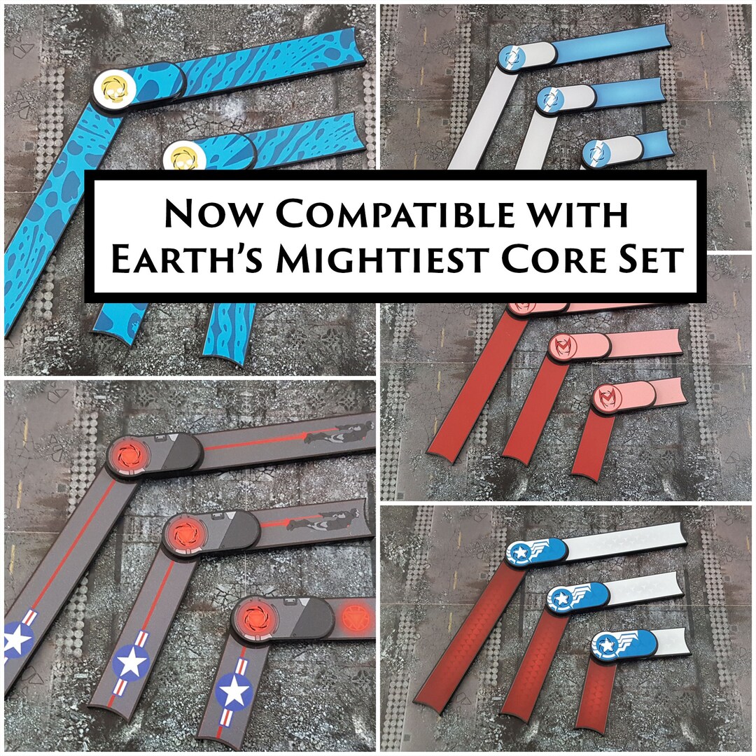 Marvel Crisis Protocol Compatible Movement Ruler Set. - Etsy