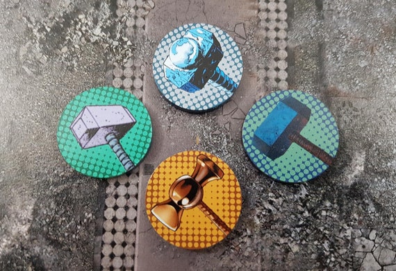 Marvel Crisis Protocol Compatible. Celestial Hammer Token Set - Etsy