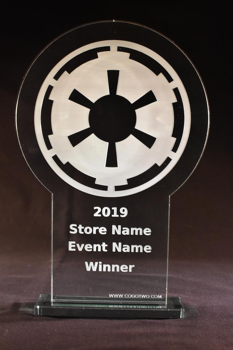 X-wing Trophy, Imperial Logo - Etsy