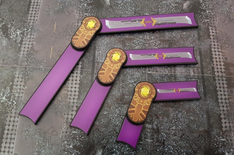 Marvel Crisis Protocol Compatible Movement Ruler Set. - Etsy