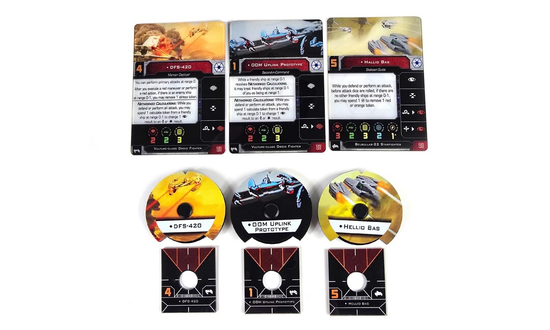 X2PO Separatists Dials, Ship Base Plates and Cards - Etsy Canada