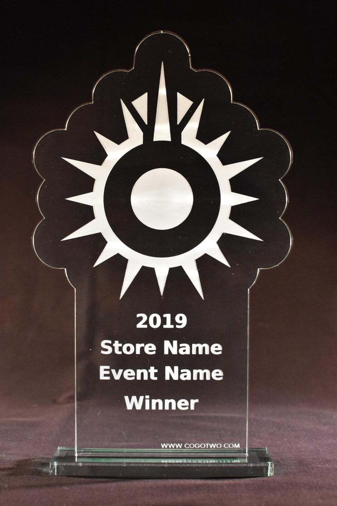 X-wing Trophy, Black Sun Logo - Etsy