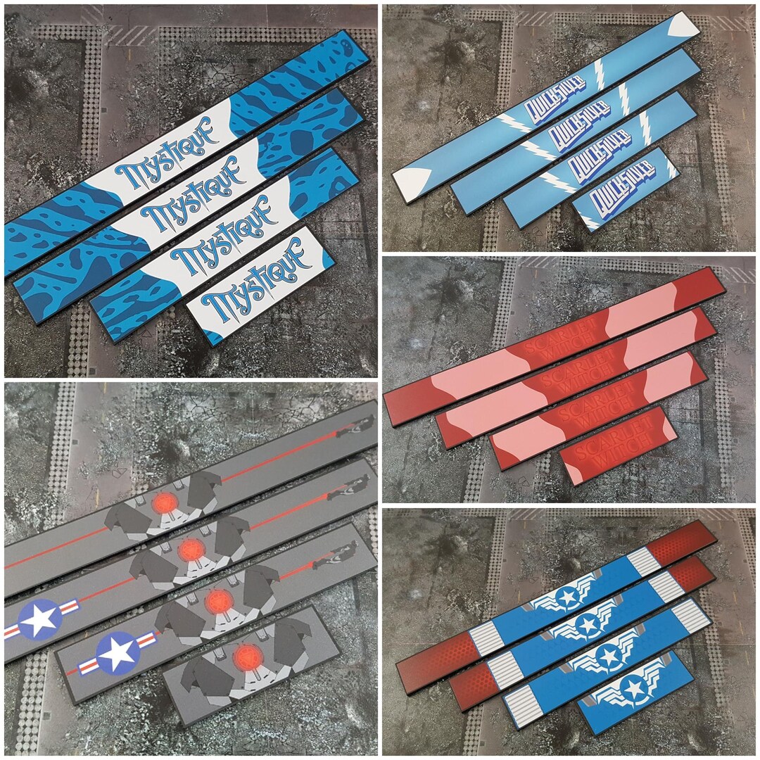 Marvel Crisis Protocol Compatible Range Ruler Set. - Etsy