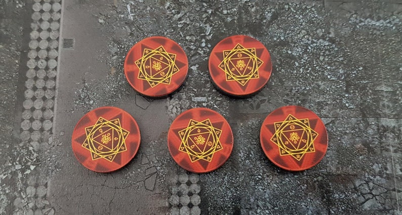 Marvel Crisis Protocol Compatible. Hex Token Set - Etsy