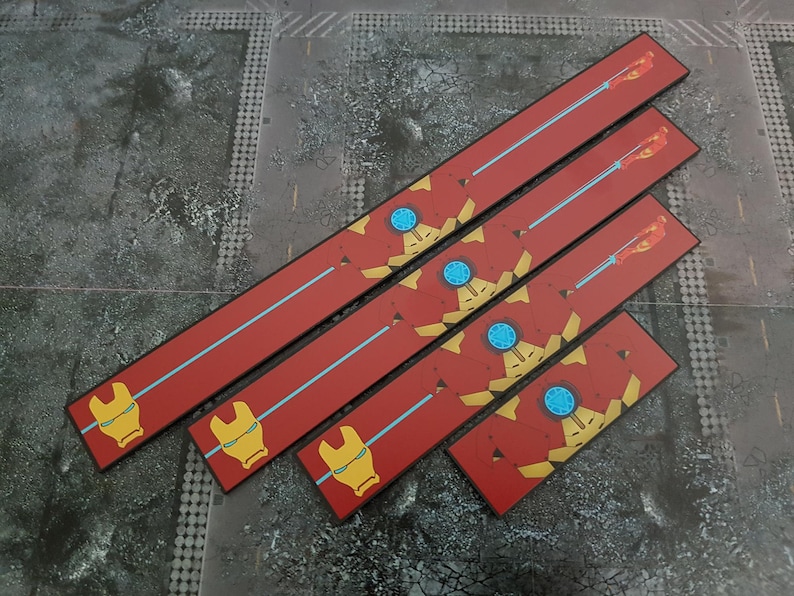 Marvel Crisis Protocol Compatible Range Ruler Set. - Etsy Canada