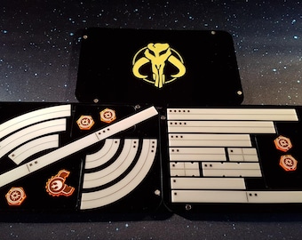 Star Wars X-wing Compatible V2 Acrylic Gaming Template Tray. | Etsy