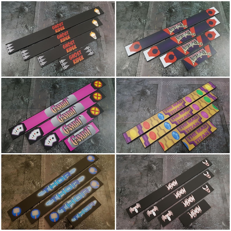 Marvel Crisis Protocol Compatible Range Ruler Set. - Etsy