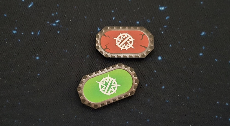 Star Wars Armada Compatible V2 Acrylic Colour Printed Gaming Tokens ...