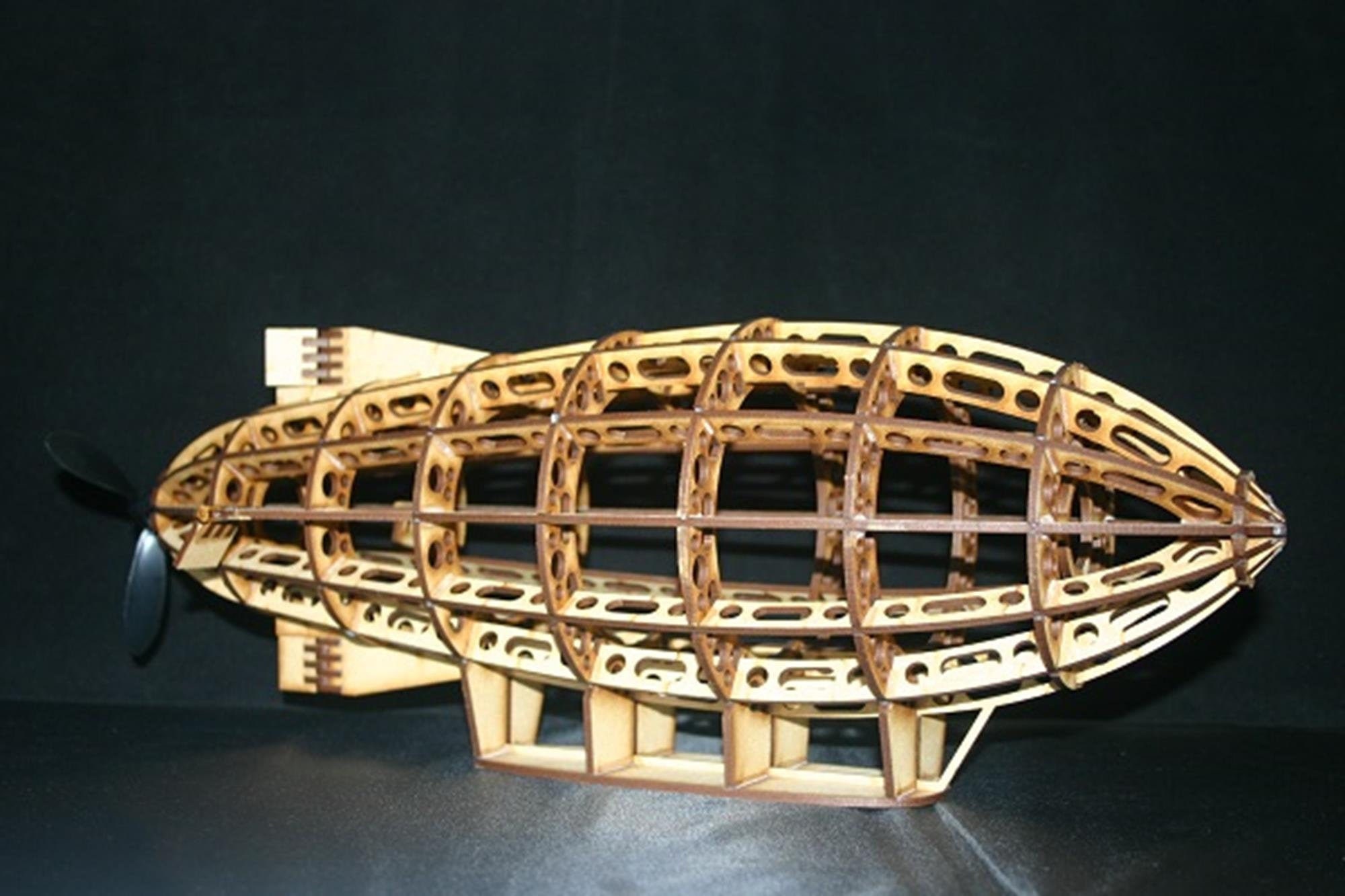 Steampunk Zeppelin Model
