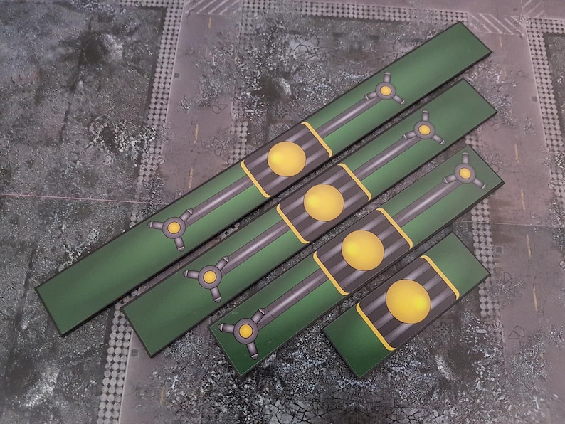 Marvel Crisis Protocol Compatible Range Ruler Set. - Etsy Canada