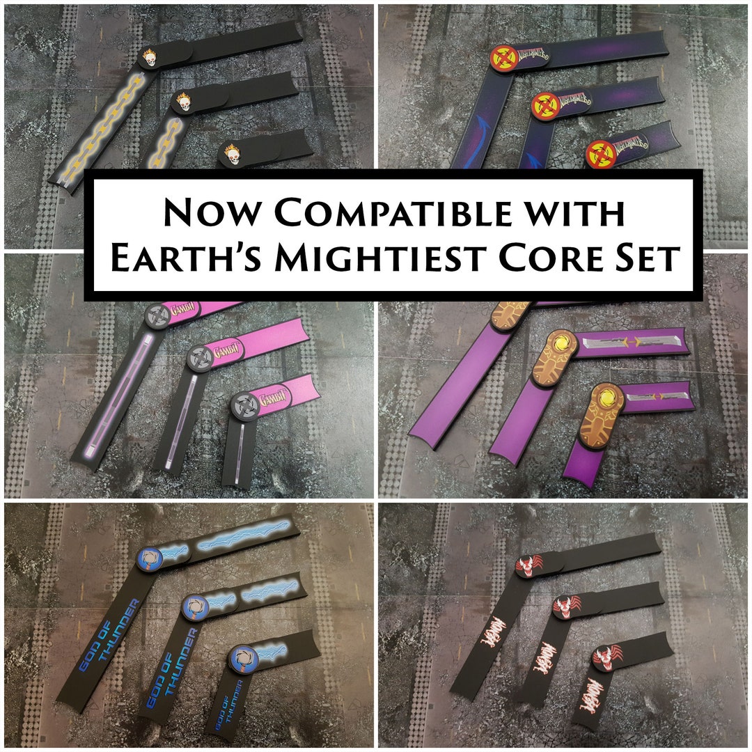 Marvel Crisis Protocol Compatible Movement Ruler Set. - Etsy