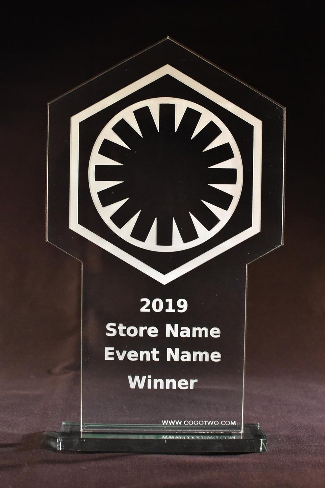 X-wing Trophy, First Order Logo - Etsy