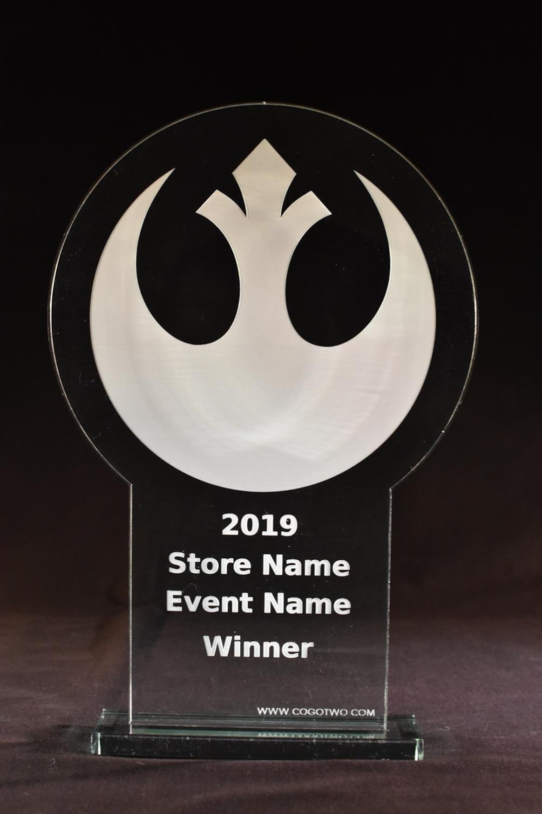 X-wing Trophy, Rebel Logo - Etsy