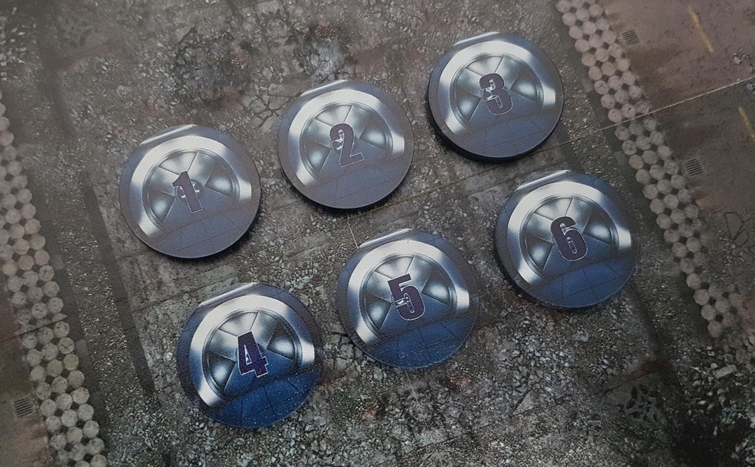 Marvel Crisis Protocol Compatible. Cerebro Tower Token Set. Double Sided. - Etsy
