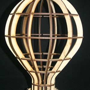Laser Cut MDF Hot Air Balloon Model Kit. Various Sizes Available ...