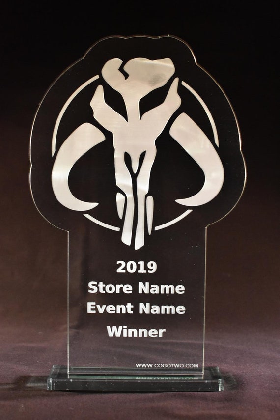 X-wing Trophy Mandalorian Logo - Etsy
