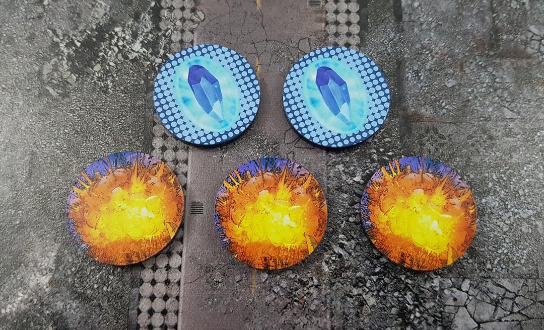 Marvel Crisis Protocol Compatible. Rubble Pile/kree Power Core Token ...