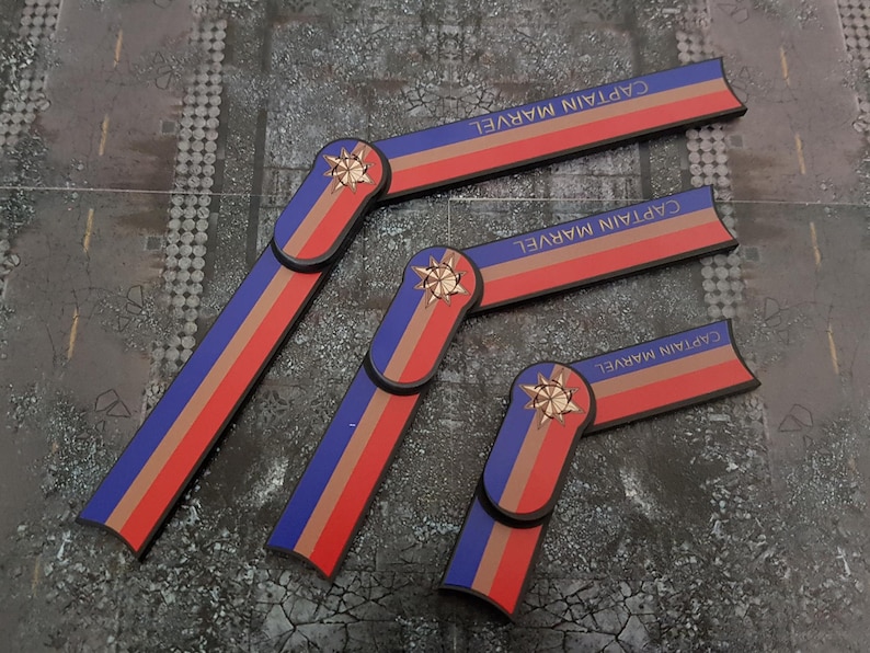 Marvel Crisis Protocol Compatible Movement Ruler Set. - Etsy