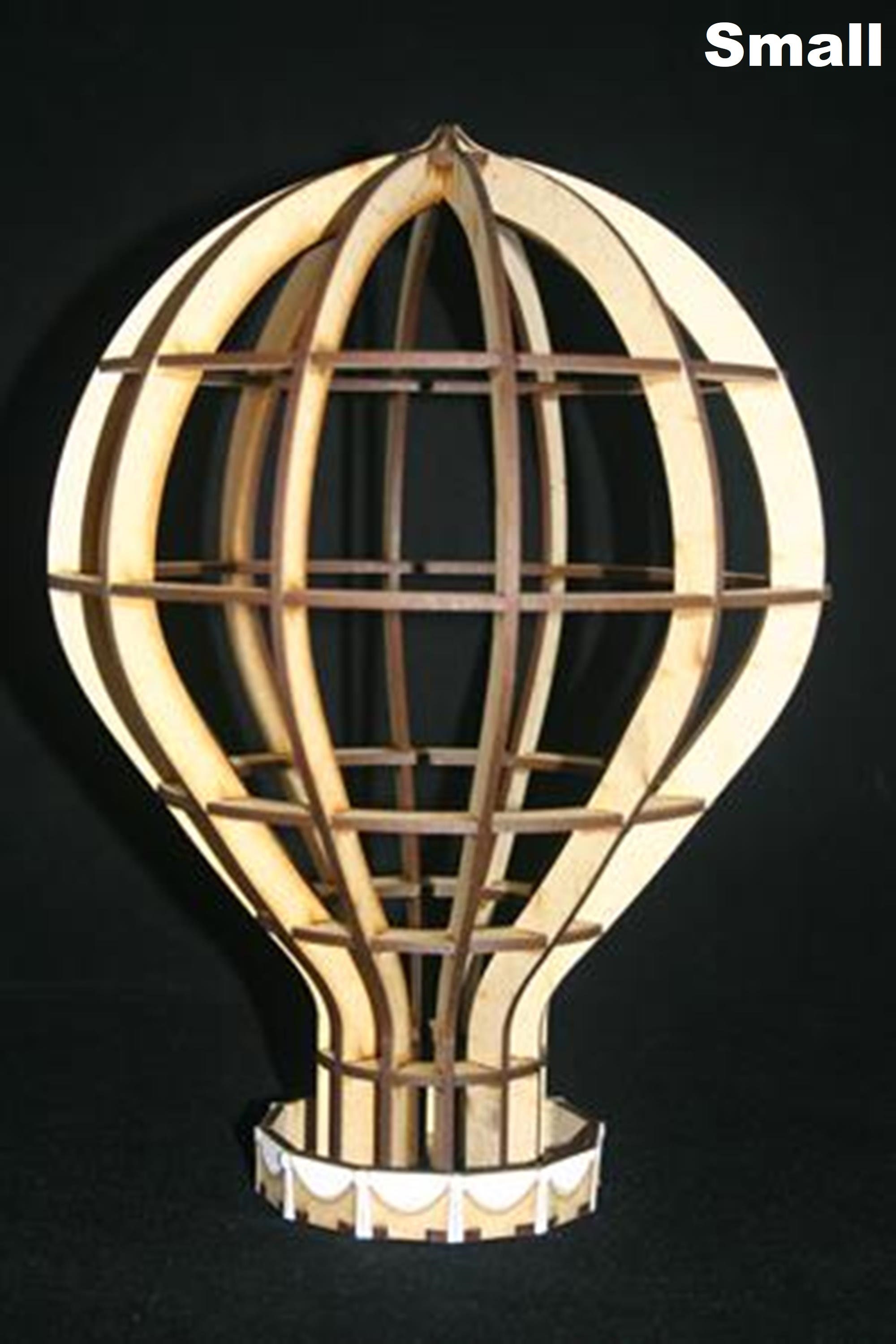 Laser Cut MDF Hot Air Balloon Model Kit. Various Sizes - Etsy Denmark