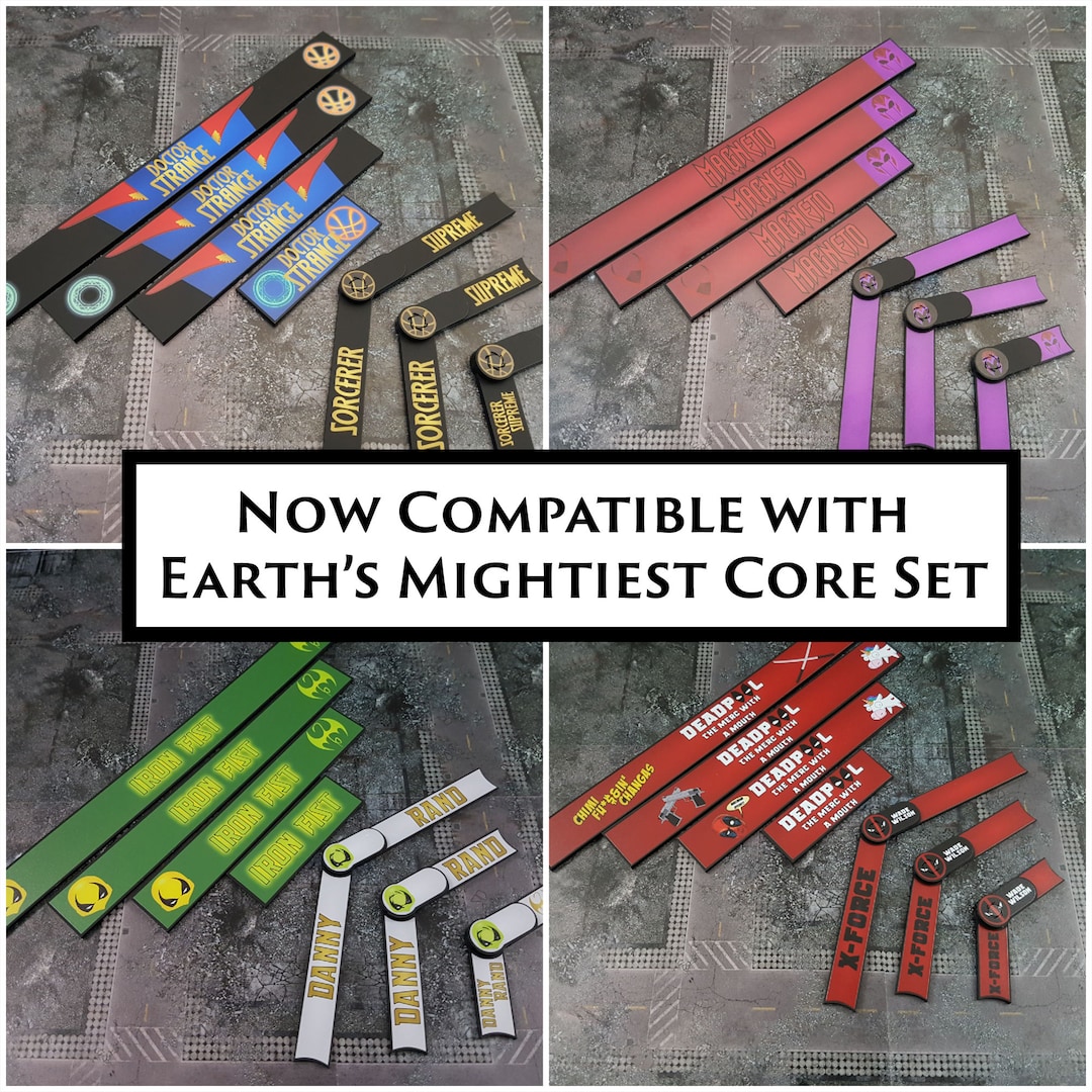 Marvel Crisis Protocol Compatible Ruler Set. - Etsy