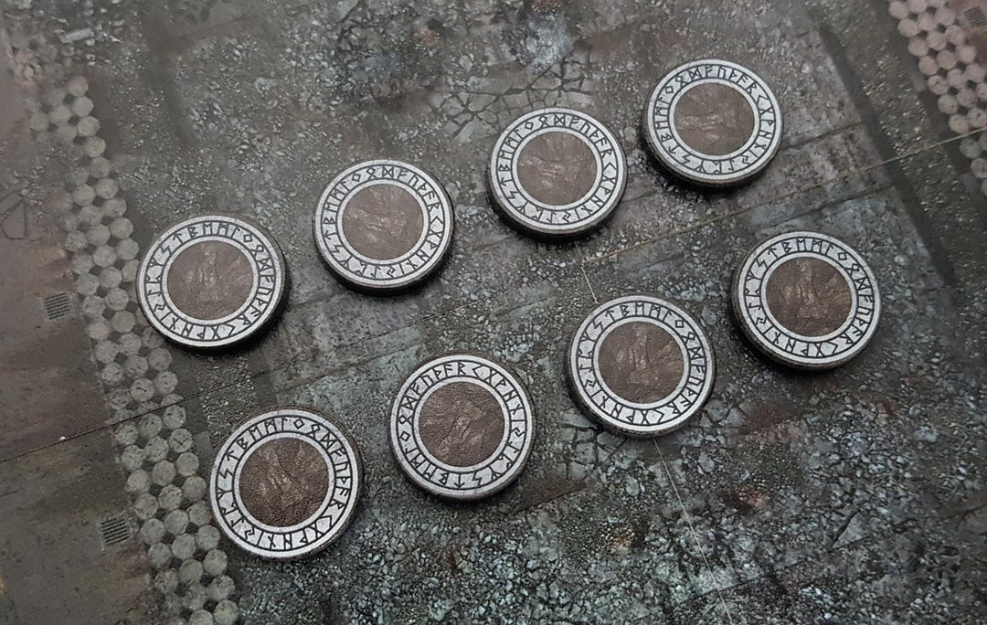 Marvel Crisis Protocol Compatible. Asgardian Rune Token Set - Etsy