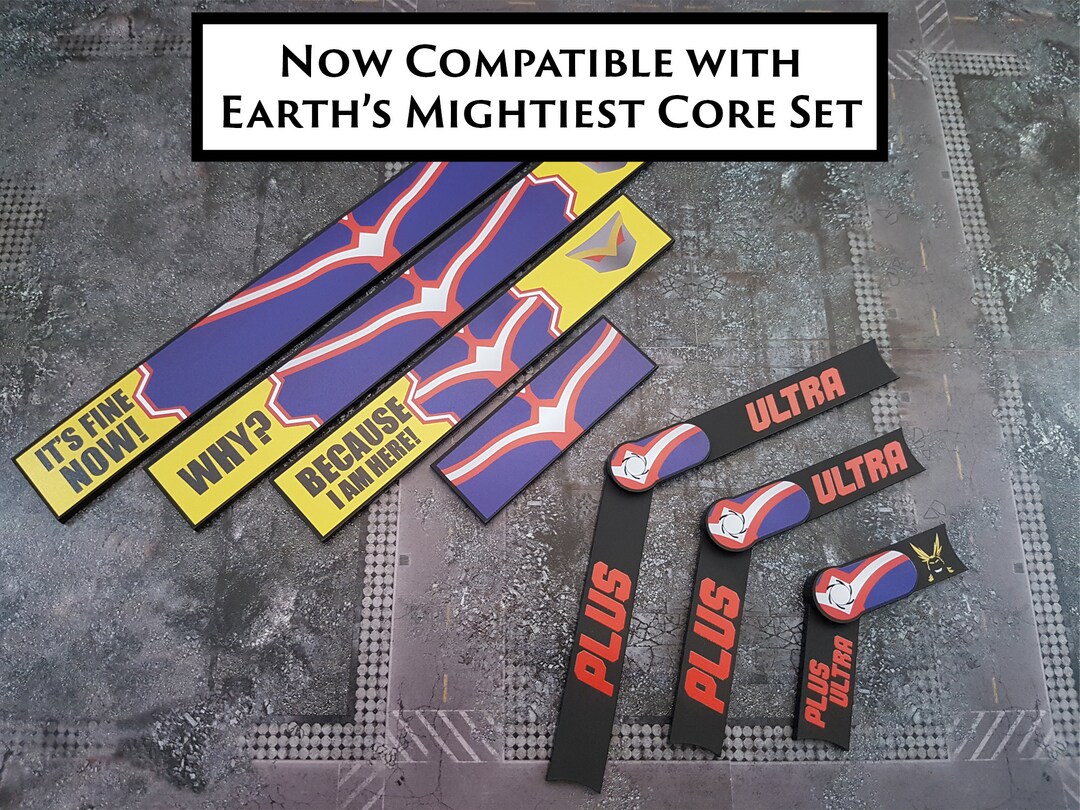 Marvel Crisis Protocol Compatible Ruler Set. All Might - Etsy
