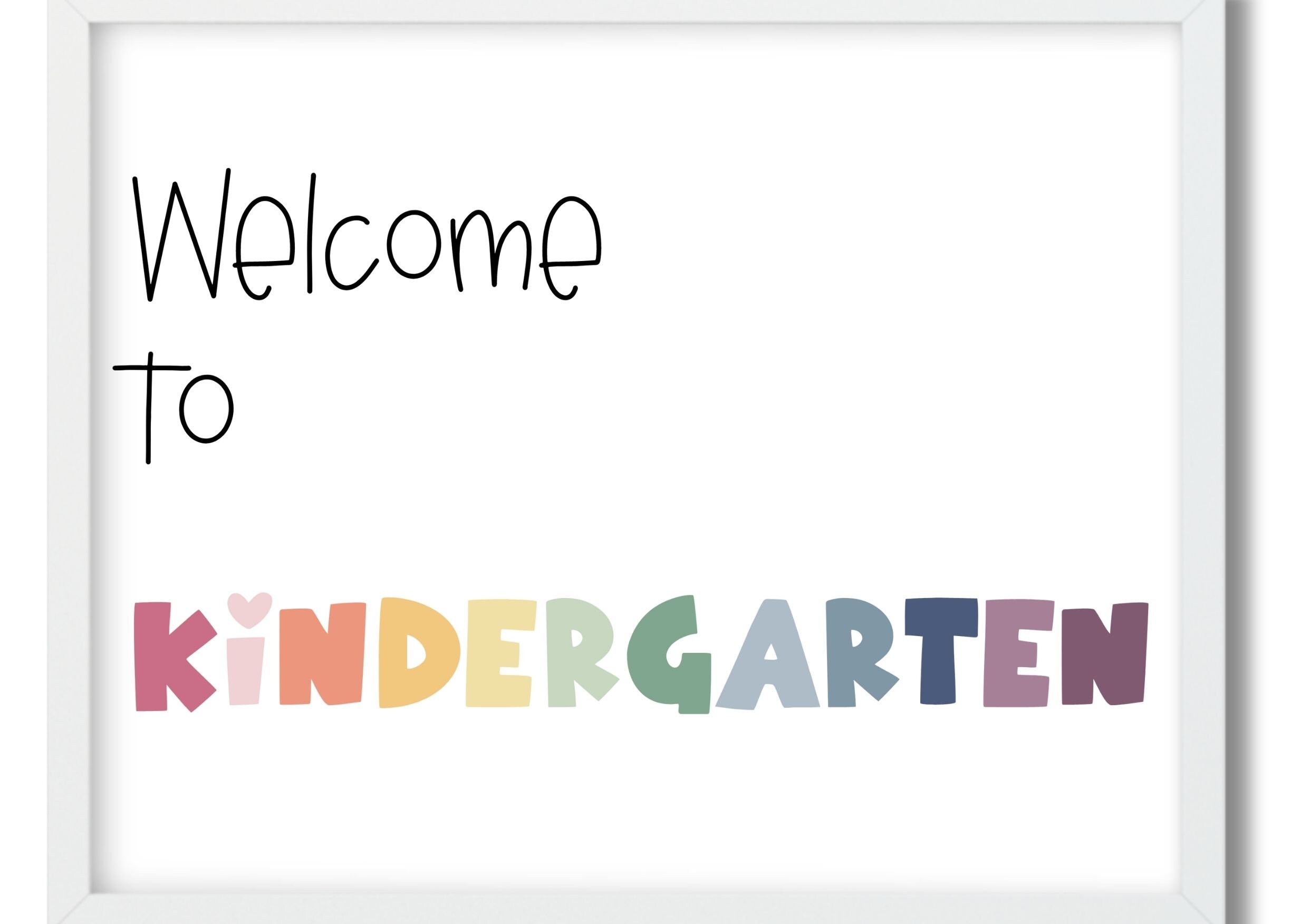 Kindergarten / Classroom Door Sign / Printable Wall Art / Classroom ...