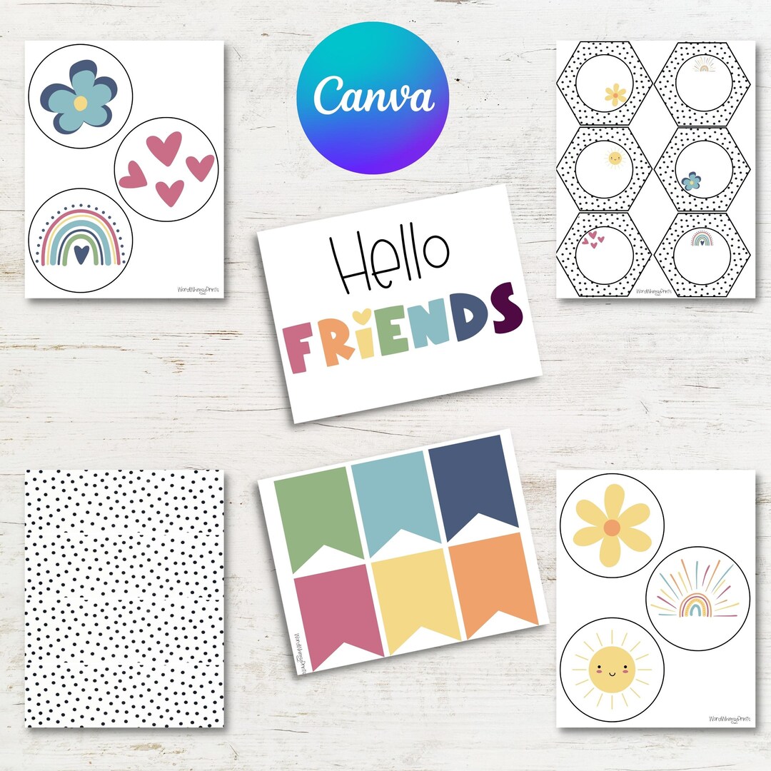 Sunshine and Rainbows Classroom Decor Template / Door Decor Template ...